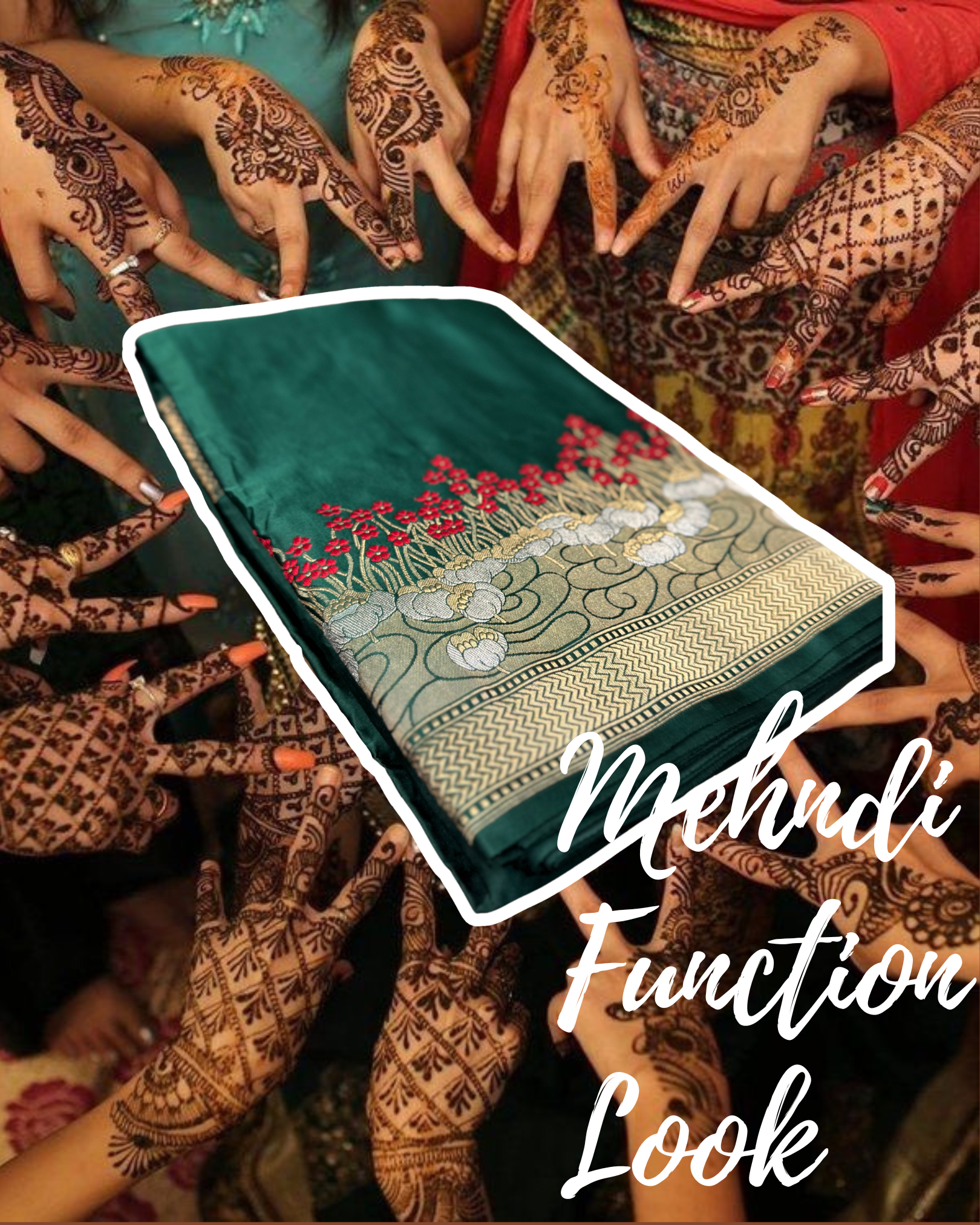 Mehndi Saree Collection in Handwoven Pure Silk Online – HMR Handlooms